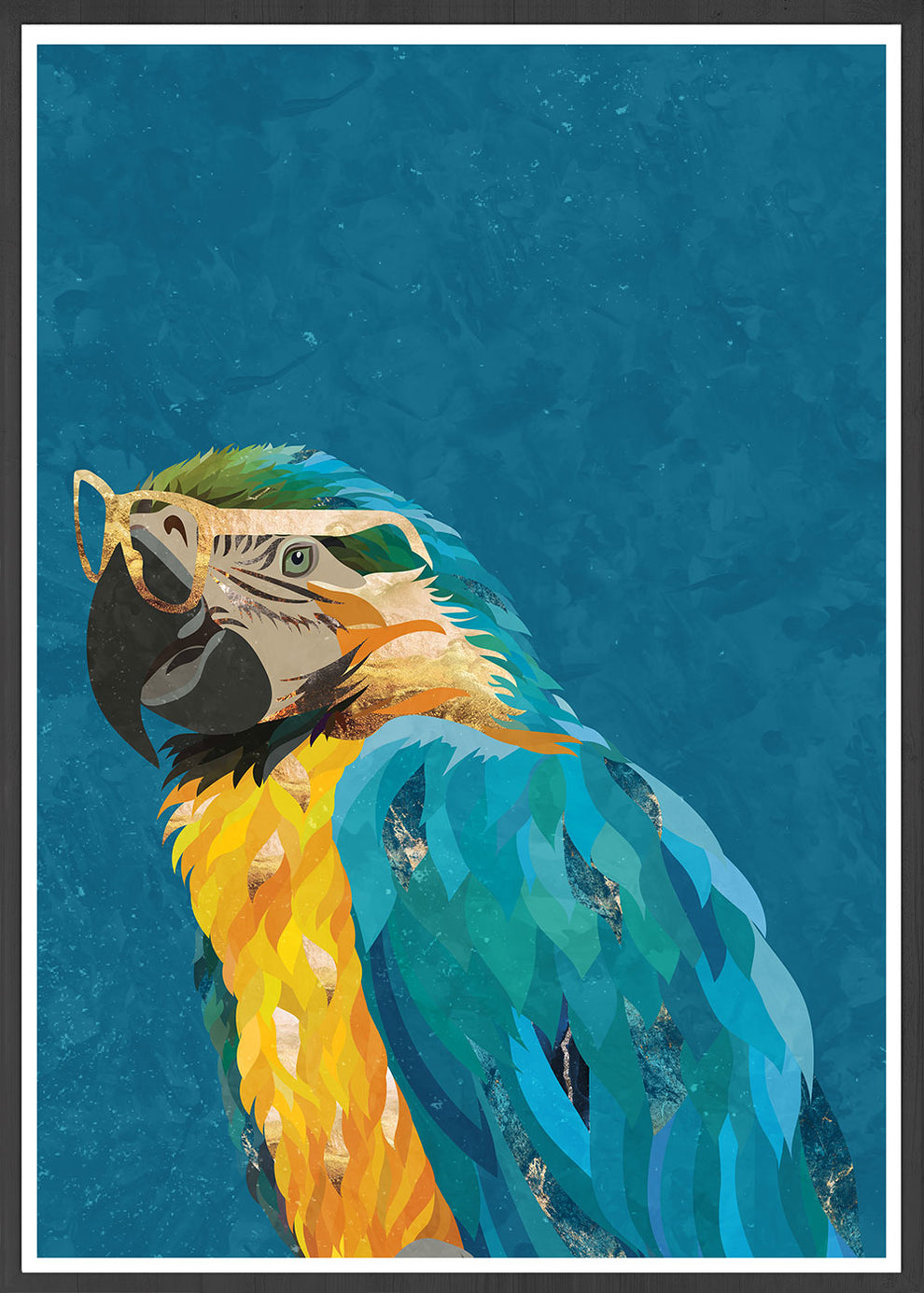 Funky Parrot Art Print by Sarah Manovski – The Underdog Print Shop